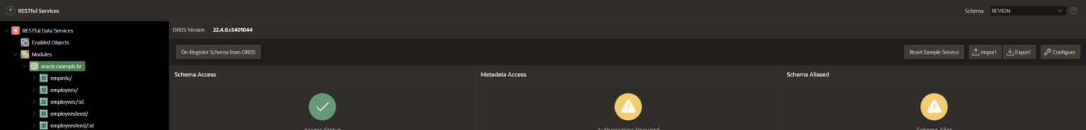 How To Export Restful Apis In Oracle Application Express
